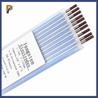 China TIG Welding Tungsten Electrodes for Aluminum Alloy 1.0-10mm Diameter Lanthanated Cerium Thorium for sale