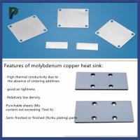 China MoCu20 MoCu30 MoCu40 MoCu50 Copper Molybdenum Alloy Heat Sink 160-180 W/MK for sale