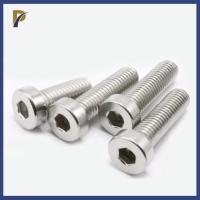 China Gr2 Gr5 Titanium Bolts Screws M3 M12 Titanium Alloy Fasteners for Car Bicycle Modification for sale