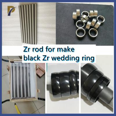 China Zr702 Zirconium Rod 21-27mm Diameter for Black Wedding Band Making for sale