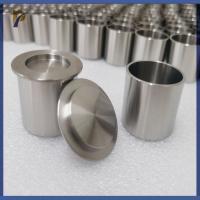 China AutoFluxer Zirconium Crucible Zr702 Flanged Low Form 50ml Laboratory Analysis for sale