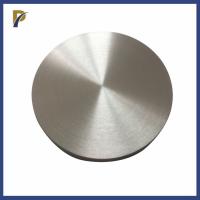 China ASTM B708 Tantalum Round Plate 10mm Thick 99.95% Pure Ta Disc for Sputtering for sale