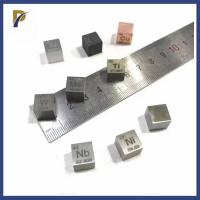 China Pure Metal Cube 10mm 25.4mm Solid Cube Tungsten Molybdenum Tantalum Niobium Titanium Copper for sale