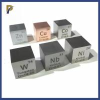 China Polished Metal Element Cubes 99.95% Purity 10x10x10mm for Business Gifts and Teaching for sale