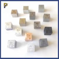 China Polished Metal Element Cubes 99.95% Purity 10x10x10mm for Business Gifts and Teaching for sale