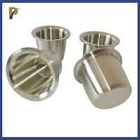 China Zirconium Crucible with Rims Zr702 for Laboratory Analysis and Precious Metal Melting 40-150mm for sale