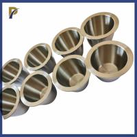 China Zirconium Crucible with Rims Zr702 for Laboratory Analysis and Precious Metal Melting 40-150mm for sale