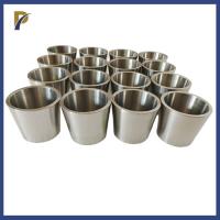 China Zr702 Zirconium Crucible 25ml 50ml Tapered Analysis Crucible 1mm 2mm Wall Thickness for sale