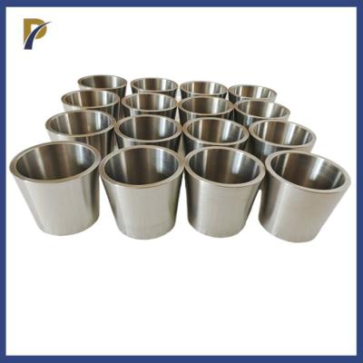 China Zr702 Zirconium Crucible 25ml 50ml Tapered Analysis Crucible 1mm 2mm Wall Thickness for sale