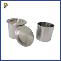 China Flanged Rims Zirconium Crucible with Lid 25ml 2mm for Fusion Flux ICP-OES Analyses for sale