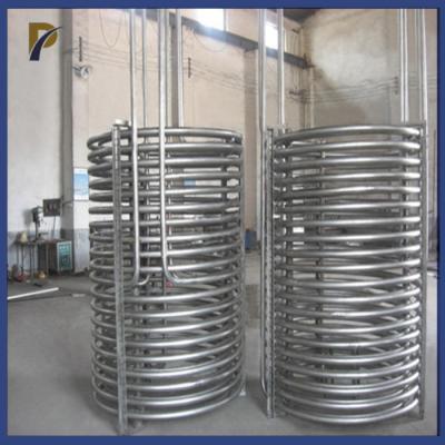 China Titanium Coil Tube GR1 GR2 Heat Exchanger Coil Pipe 4.51g/cm3 Density 1660°C Melting Point for sale