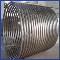 China Titanium Coil Tube GR1 GR2 Heat Exchanger Coil Pipe 4.51g/cm3 Density 1660°C Melting Point for sale