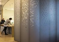 China 40% Open Area Punching Iron Decorative Perforated Sheet Metal Panels for sale