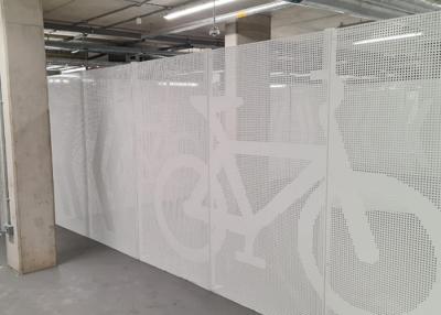 China Staggered Decorative Perforated Metal Sheet 0.5mm Customizable Hole Pattern for sale
