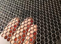China Staggered Hole Pattern Perforated Metal Panels For Customization Requirements for sale