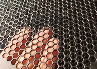 China Staggered Hole Pattern Perforated Metal Panels For Customization Requirements for sale