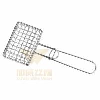 China Seaside BBQ Rust-resistant SS Grilling Mesh Mat Not Easy To Deform for sale
