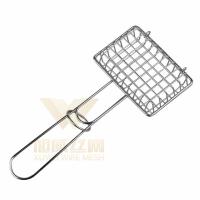 China Uniform Mesh Spacing Stainless Steel Grill Mesh Anti-scald  Non-slip Handle for sale