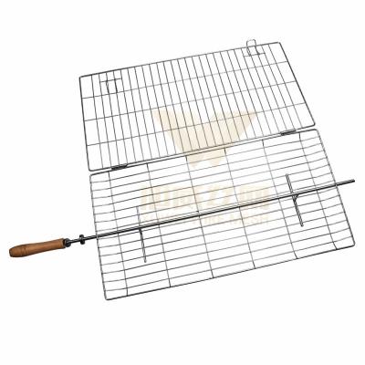 China Food grade Stainless Steel BBQ Mesh Fish clip for sale