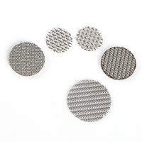 China Customized Knitted Stainless Steel Mesh Screen Filter Liquid Air Filter for sale