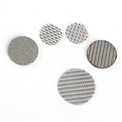 China Customized Knitted Stainless Steel Mesh Screen Filter Liquid Air Filter for sale