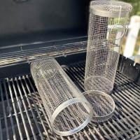 China Non-stick Physical Structure Stainless Steel Grill Mesh Anti-scald & Non-slip Handle for sale
