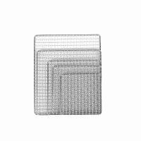China Stainless Steel Grid-shaped Barbecue Net For Outdoor Picnic for sale