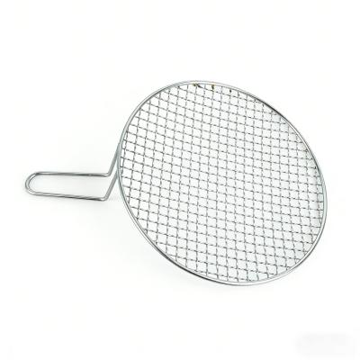 China Reusable Stainless Steel Round BBQ Grill Rack For Outdoor Picnic for sale