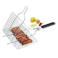 China Reusable eco-friendly SS Grilling Mesh Mat Not easy to deform for sale