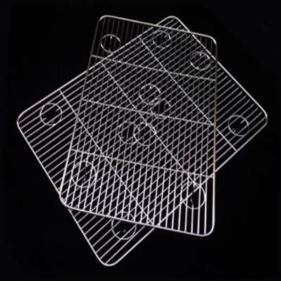 China Even Heating SS Grilling Mesh Mat Prevent Food Falling for sale