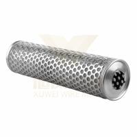 China Low Pressure Drop Metal Fiber Filter Element Uniform Pore Structure for sale