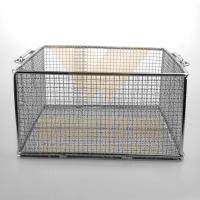 China Eco-friendly Material Welded Wire Basket With Handle Design for sale