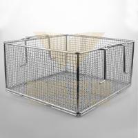 China Firm Welded Structure Metal Mesh Basket Strong Load Capacity for sale