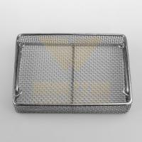 China Eco-friendly Material Steel Wire Basket With Handle Design for sale