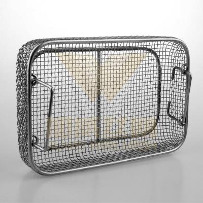 China Stackable Design Welded Wire Basket For Space Saving for sale