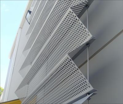 China Multi-Hole Pattern Design Perforated Metal Screens Suitable For Ventilation Grille for sale