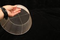 China Electroplated Surface Finish Welded Wire Basket Compact Structure for sale