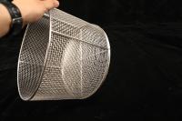 China Electroplated Surface Finish Welded Wire Basket Compact Structure for sale