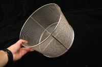 China Electroplated Surface Finish Welded Wire Basket Compact Structure for sale