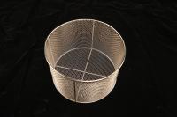China Electroplated Surface Finish Welded Wire Basket Compact Structure for sale