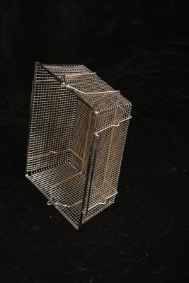 China Heat Resistant Up To 200°C Wire Mesh Basket Uniform Wire Spacing for sale