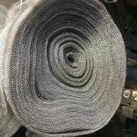 China Customizable Weave Density Knitted Metal Mesh Easy To Cut & Shape for sale
