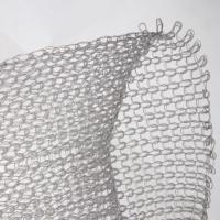 China Excellent Solvent Compatibility Knitted Wire Mesh Low Ion Leaching Rate for sale