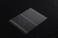 China Passivated Food-safe Treatment SS Grilling Mesh Mat Uniform Mesh Holes for sale