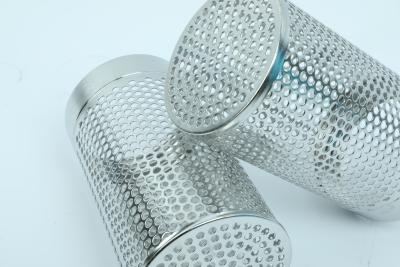 China Good Thermal Conductivity Metallic Filter Element Uniform Fluid Distribution for sale