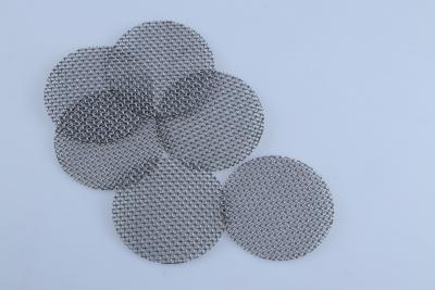 China Low Thermal Expansion Coefficient SS Mesh Filters Smooth Surface Finish for sale