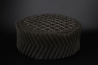 China Custom Width And Length Knitted Wire Mesh Excellent Thermal Stability for sale