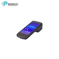 China Handheld PDA 2D barcode scanner handheld terminal with 58mm label printer for sale