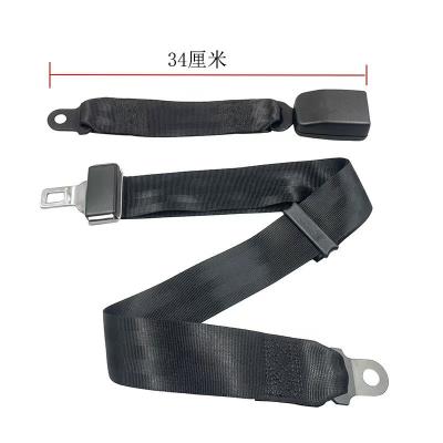 China CCC Certified Safety Two Point Seat Belt 1.5kg Package Gross Weight for sale