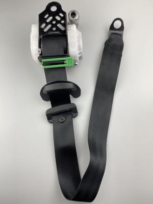 China Original Three-Point Seat Belt Assembly For KIA K2 with 3.30-3.50m Black Webbing for sale